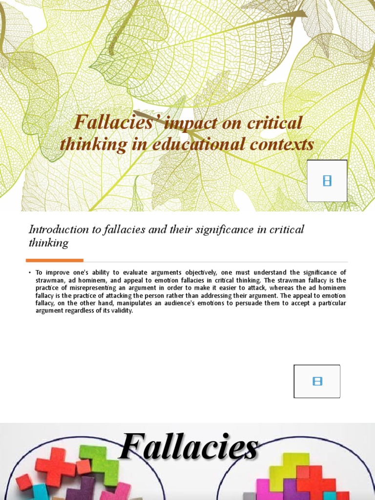 Utew Presentation-1 | PDF | Fallacy | Reason