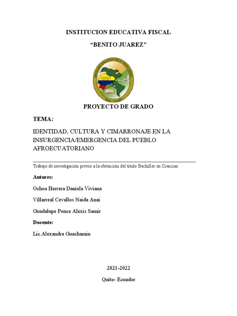 1,2C Proyecto de Grado | PDF