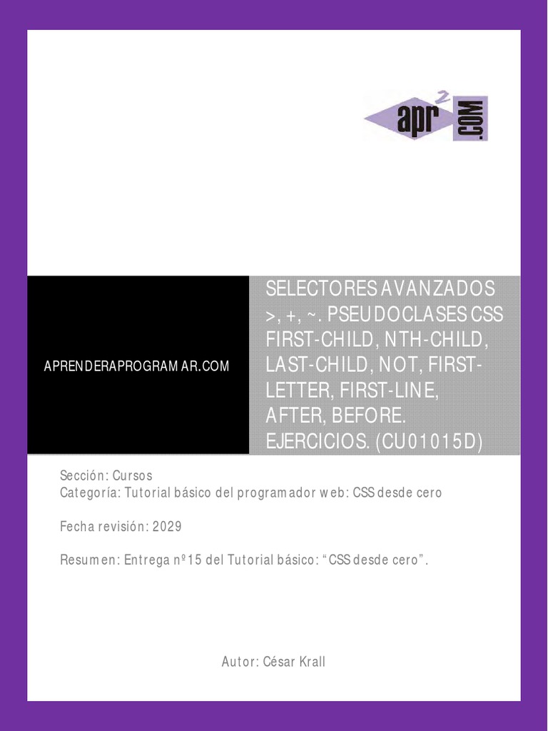 16 - Selectores Avanzados CSS Pseudoclases First Child NTH Last Letter ... 16 - Selectores Avanzados CSS Pseudoclases First Child NTH Last Letter ...