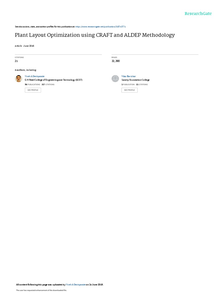 Plant Layout Optimization Guide | PDF | Mathematical Optimization