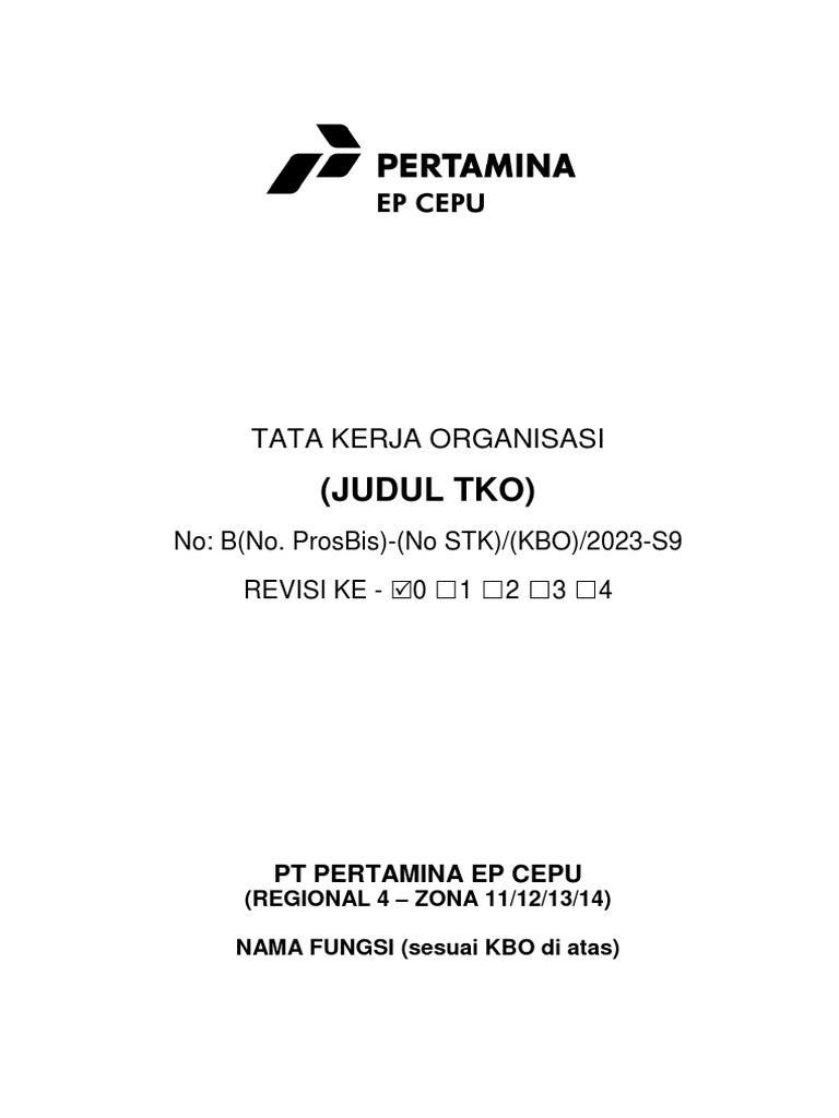 Format TKO 2023 | PDF