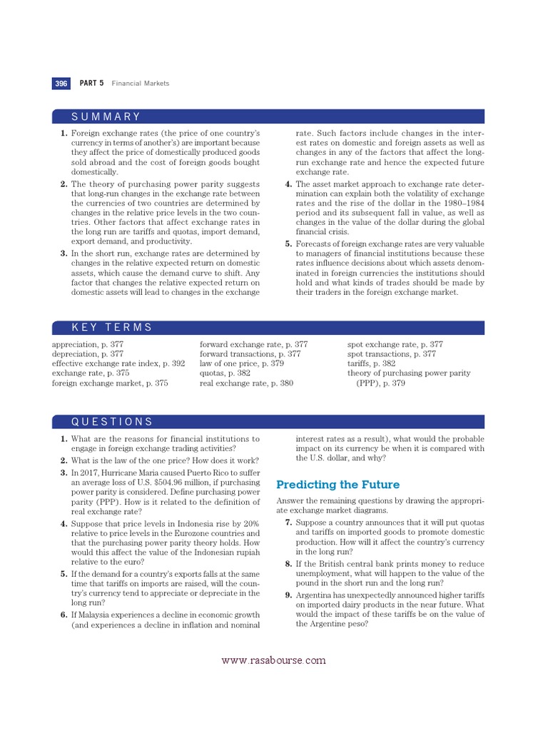 Understanding Foreign Exchange Rates | PDF | Exchange Rate | Purchasing ...