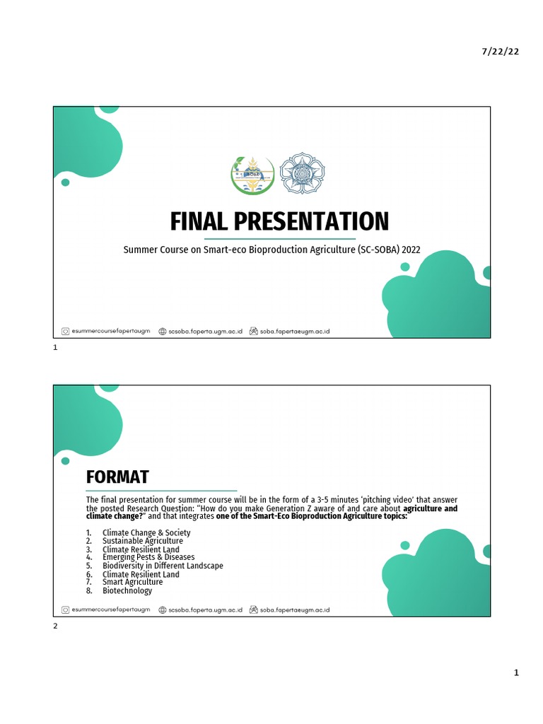 Final Presentation Of Sc Soba 2022 Pdf Games Activities