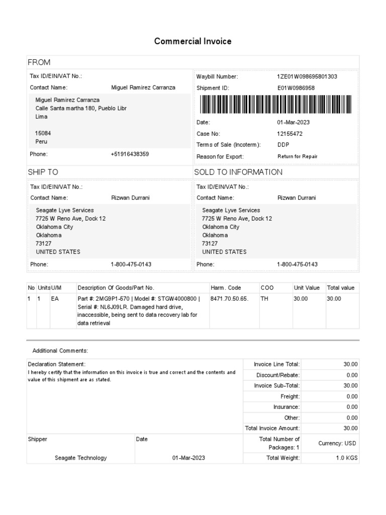 ProForma Invoice | PDF | Trade | Economies