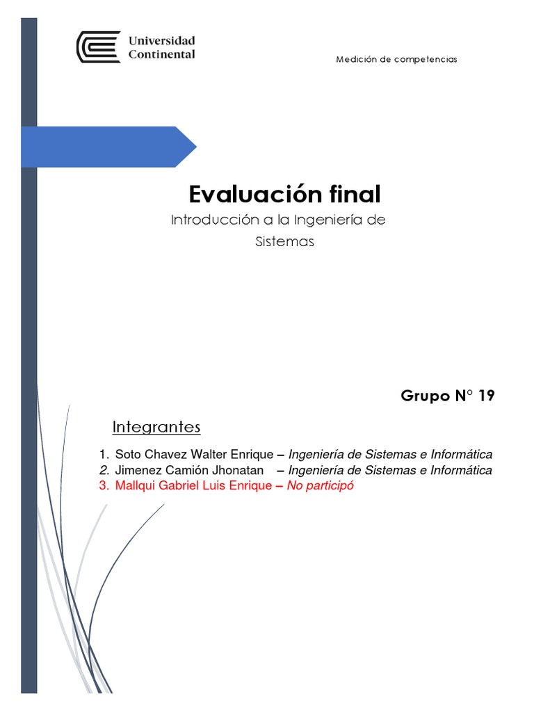 Grupo - 19 - Int - Sistemas - PA FINAL | PDF | Sustentabilidad | Ingeniería de Sistemas