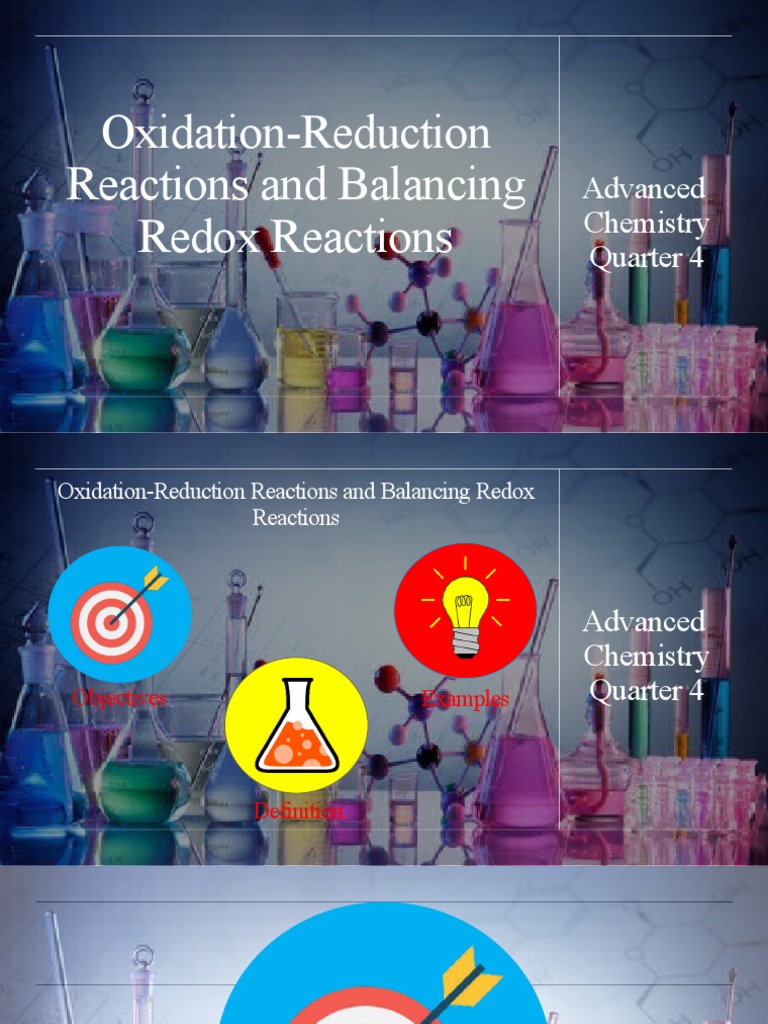 Oxidation Reduction Chemical Equations | PDF | Redox | Chemistry