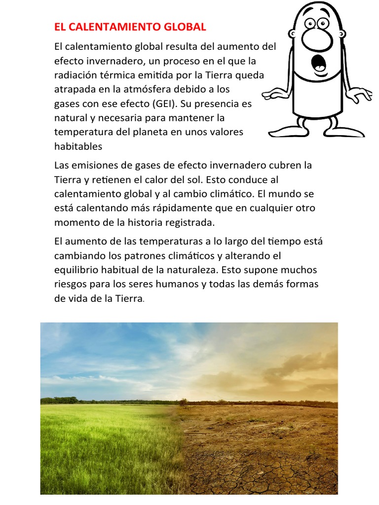 Efecto Invernadero y Calentamiento Global | PDF | Salud y bienestar ...