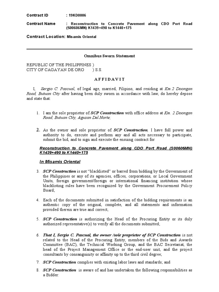 OMNIBUS | PDF | Government | Justice