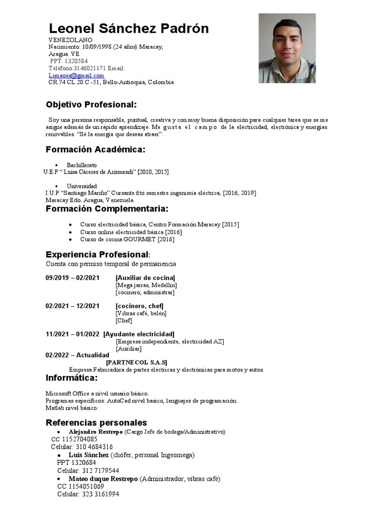 Curriculum Leo | PDF