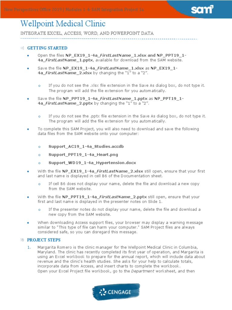 Instructions NP OFF19 M1-4a | PDF | Microsoft Excel | Microsoft Power Point