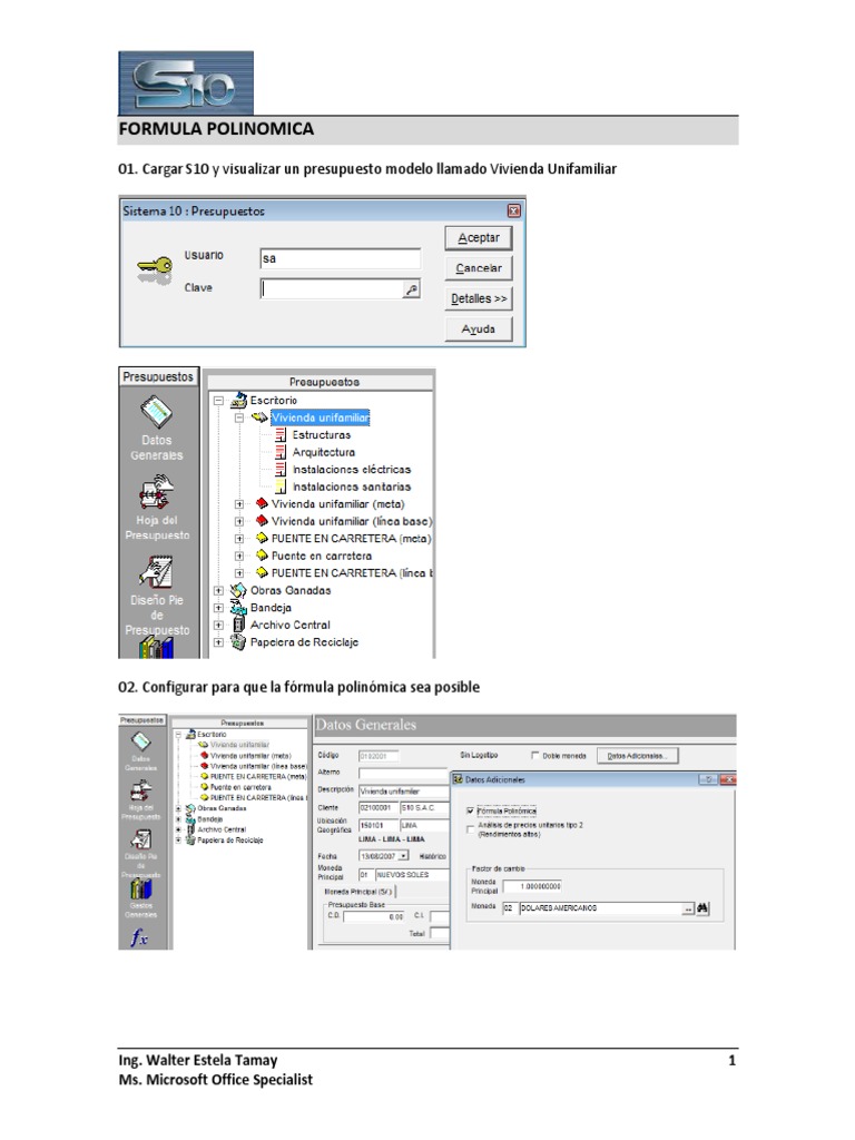 S10-S04-Formula Polinomica | PDF | Microsoft | Desarrollo de software