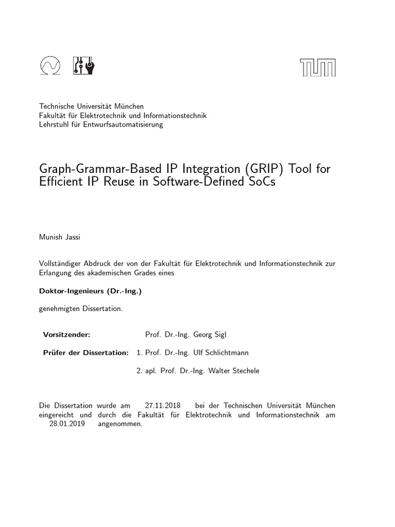 Graph Grammar Based Ip Integration Pdf Field Programmable Gate Array System On A Chip