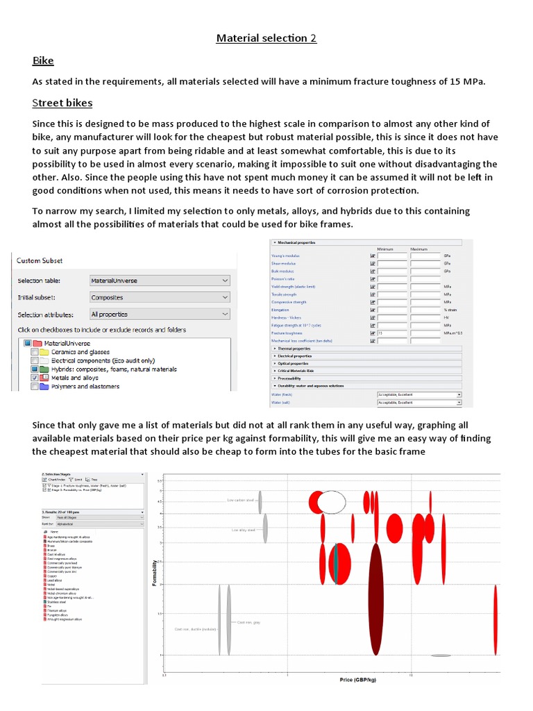 Material Selection 2 Pdf Steel Physical Sciences