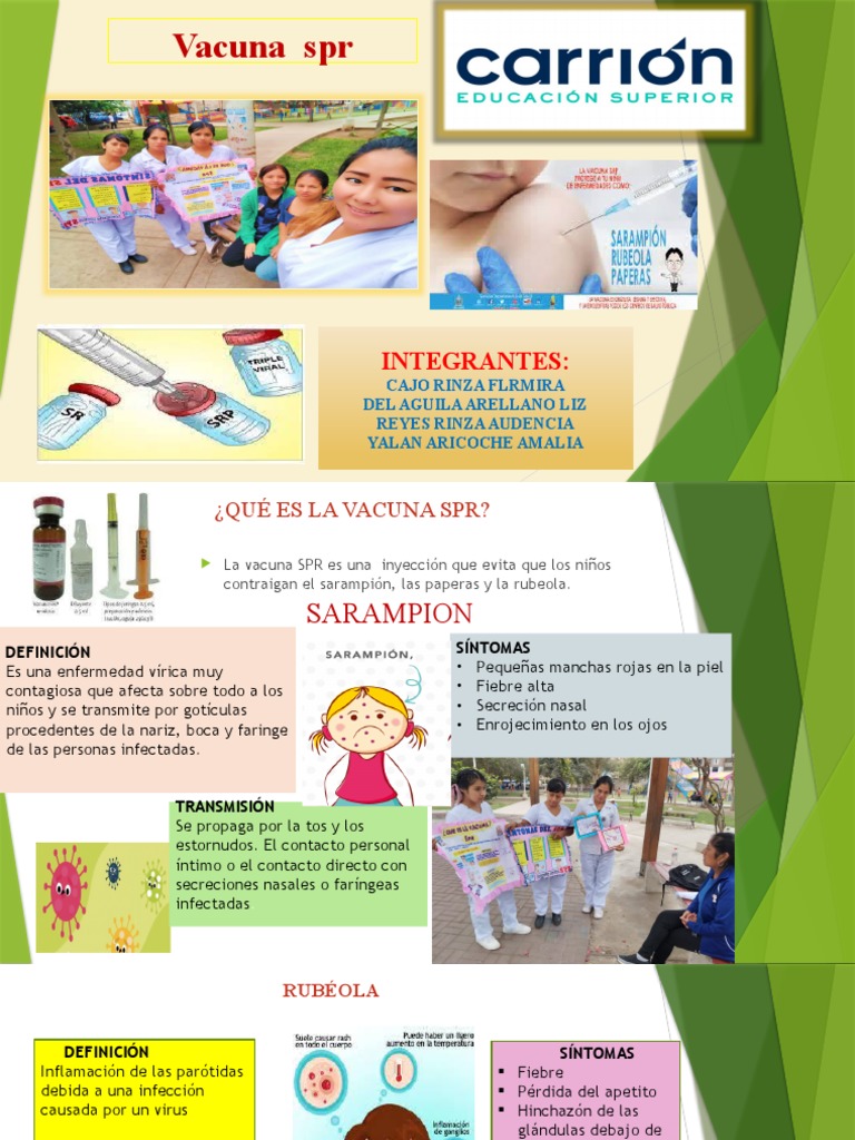 Vacuna SPR | PDF | Sarampión | Vacunas