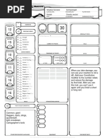 DND - 5E - CharacterSheet - Form Fillable | PDF