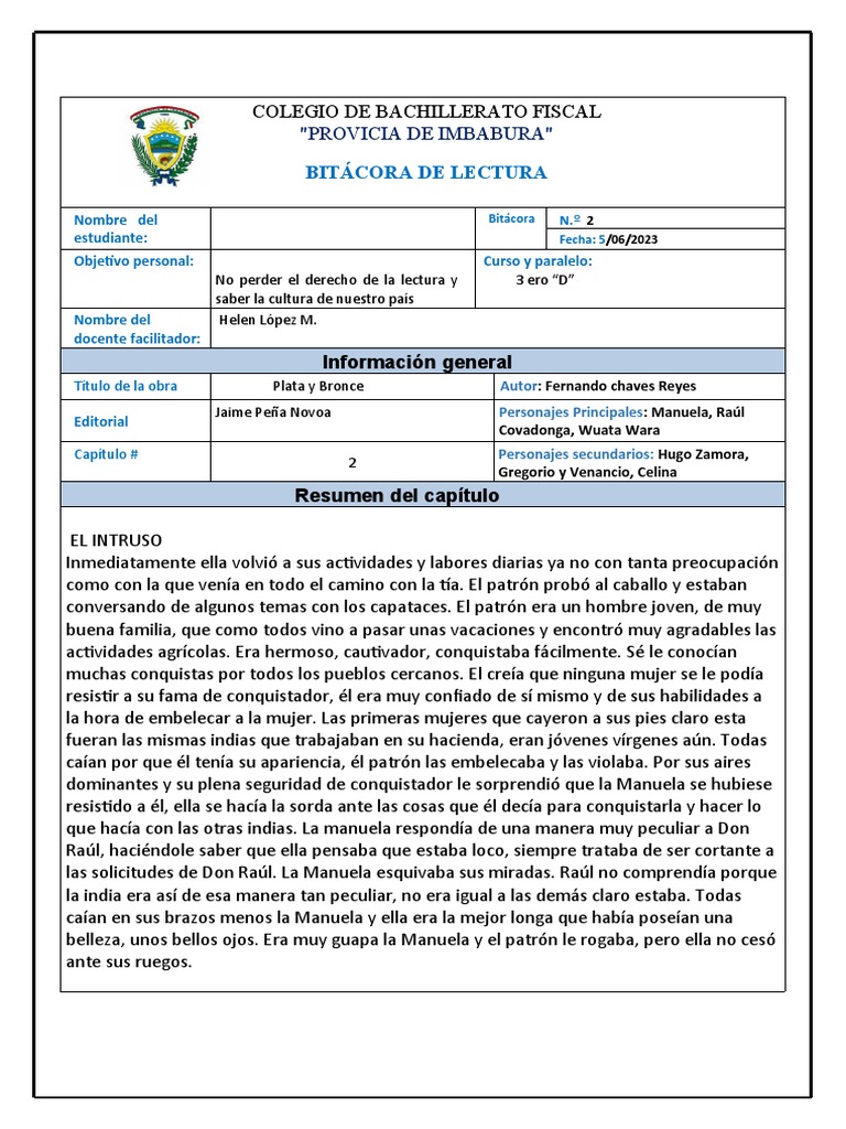 Bitacora 2 | PDF | Ficción general