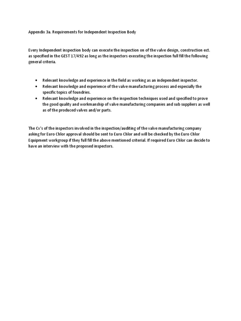 7 - GEST 17 492 Edition 2 - Appendix 3a Requirements For Independent ...