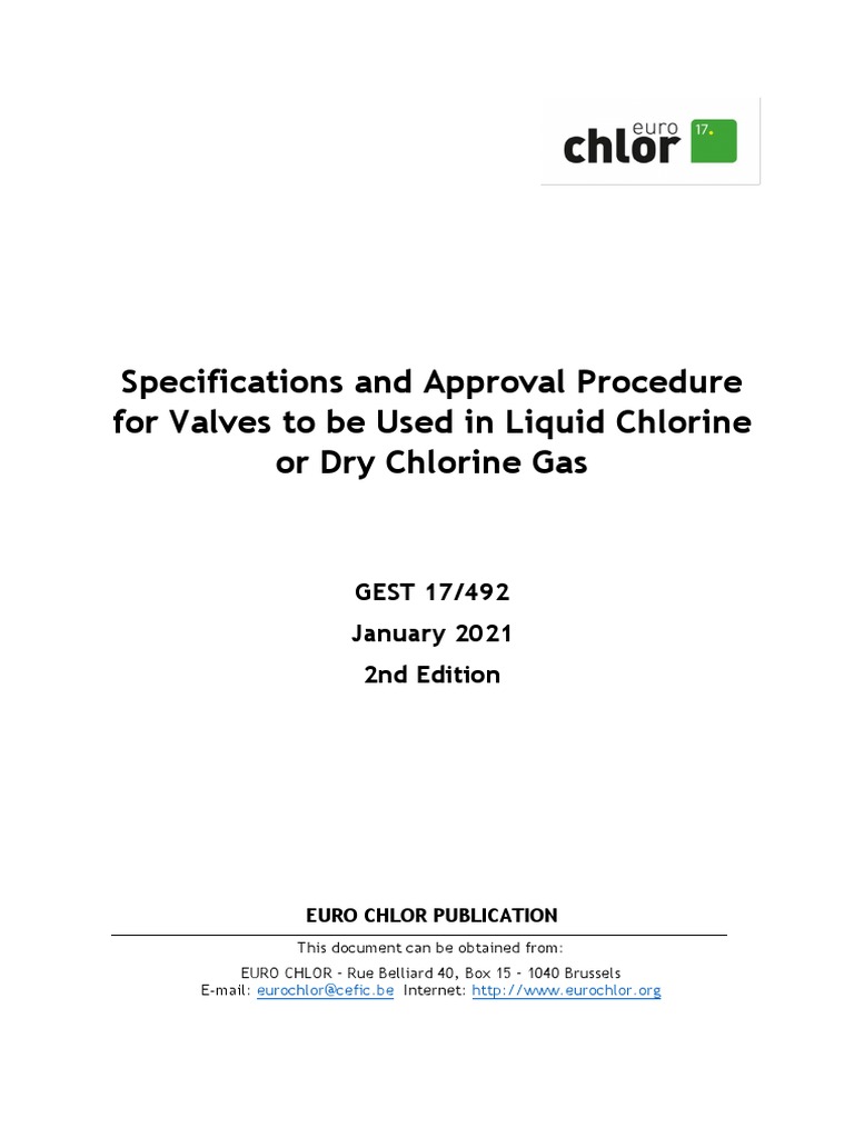 9 - GEST 17 492 Edition 2 - Specifications and Approval Procedure For ...