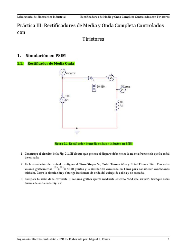 Guia - Practica - 3 - Rectificadores - de - Media - y - Onda - Completa - Con - Tiristores (1) 3 ...