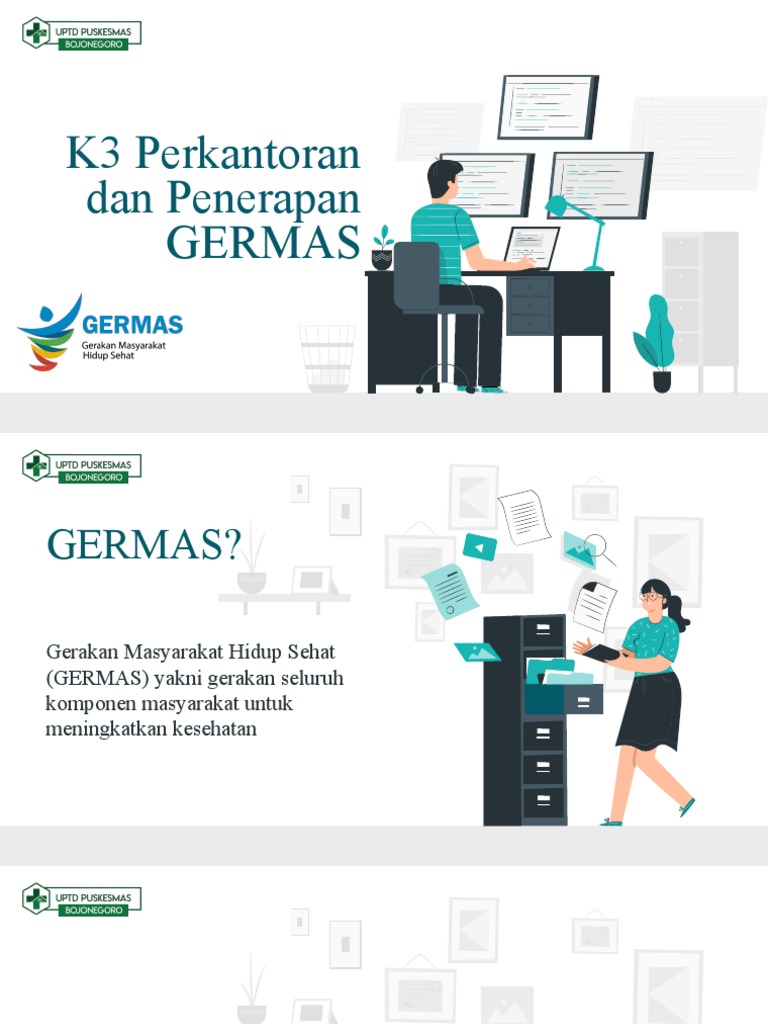 Penerapan GERMAS Dan K3 Perkantoran | PDF