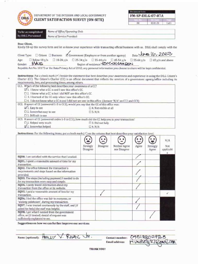 Dilg Css Onsite Lgu Koronadal | PDF