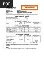 Ficha Tecnica Greencast 94fplus | PDF | Refractory | Chemical Substances