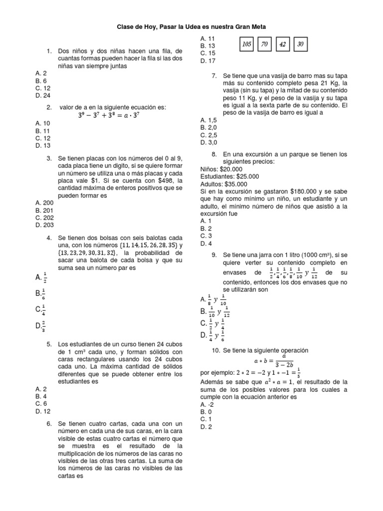 Ejercicios (Clase de Hoy) | PDF