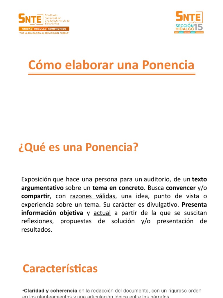 Elaborar Ponencia-1 | PDF | Sumario abstracto)