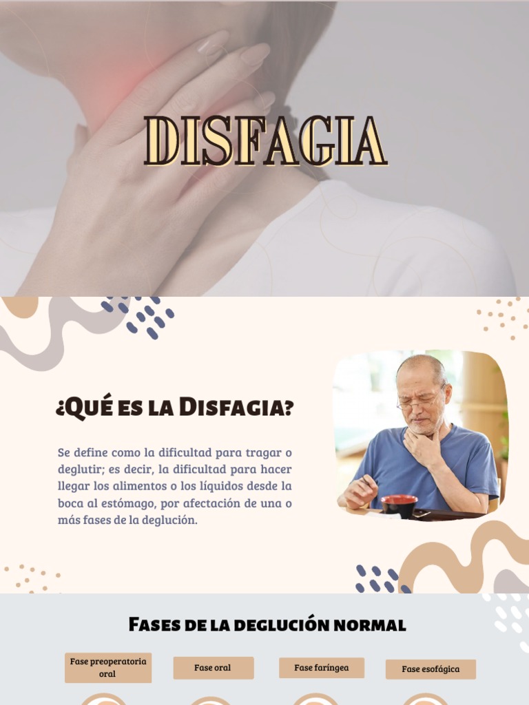 DISFAGIA | PDF | Esófago | Especialidades Medicas