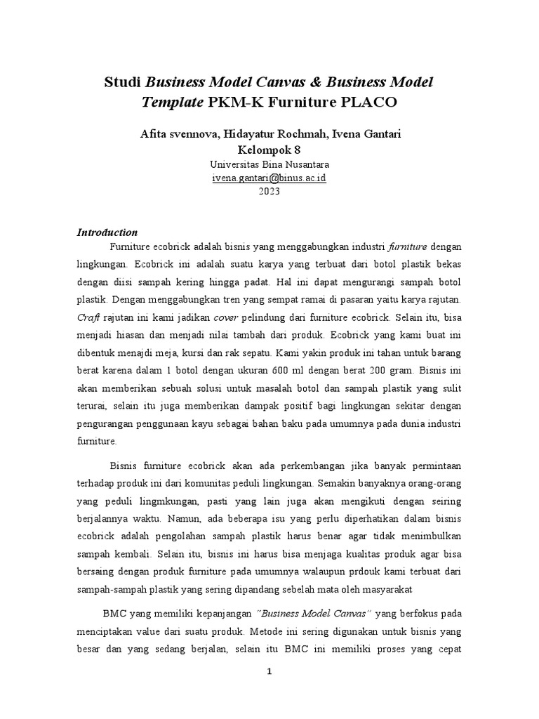 Assignment_2_Template_Esai_BMC_SBM_V1_20230526_20230614090124 (1) | PDF
