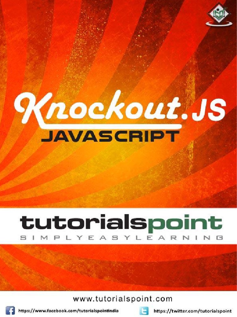 Knockoutjs tutorial-TutorialsPoint | PDF | Java Script | Websites
