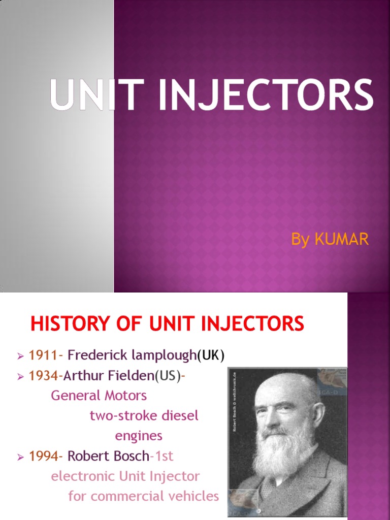 The Evolution and Working of Unit Injector Systems in Commercial ...