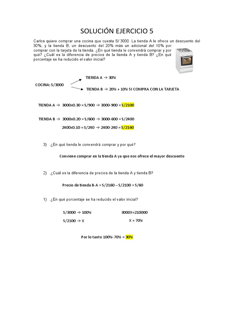 Solución Ejercicio 5 | PDF