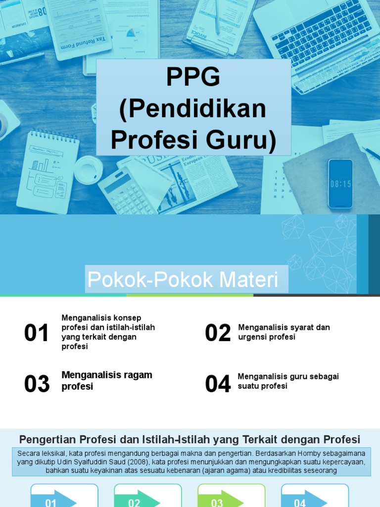 Materi PPG untuk Guru Profesional | PDF