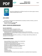 Ficha Técnica Sueroral Casen | PDF | Diarrea | Medicamentos con receta