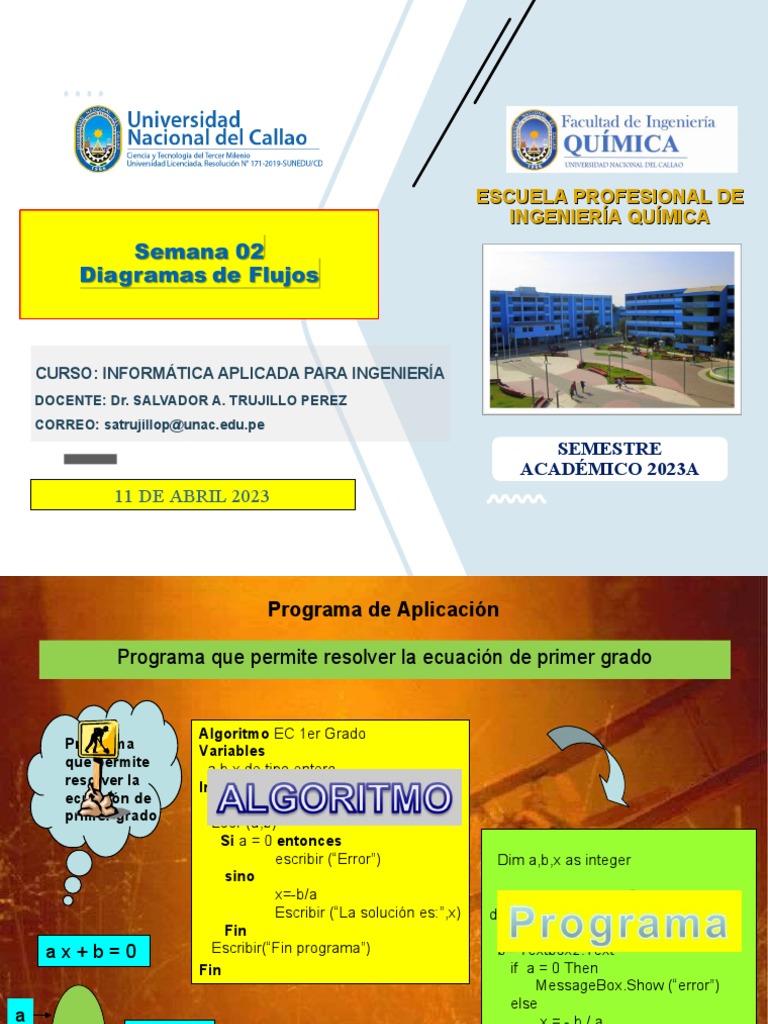 2da-DIAGRAMAS DE FLUJOS-2023A | PDF | Algoritmos | Programación de computadoras