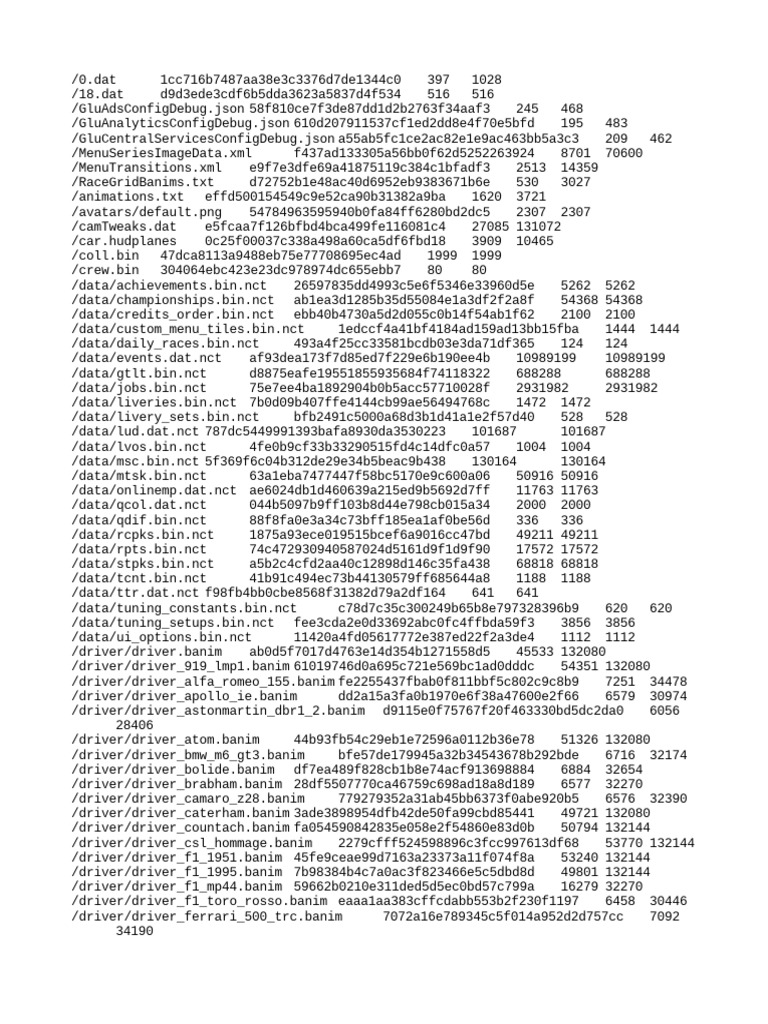 Asset List Base | Download Free PDF | Computer File Formats