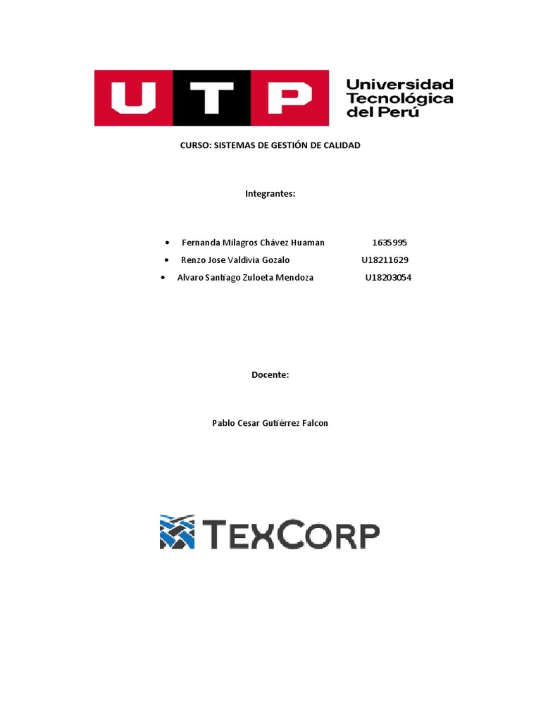 TAREA - SEM 11a | PDF | Calidad (comercial) | Sistema de manejo de calidad
