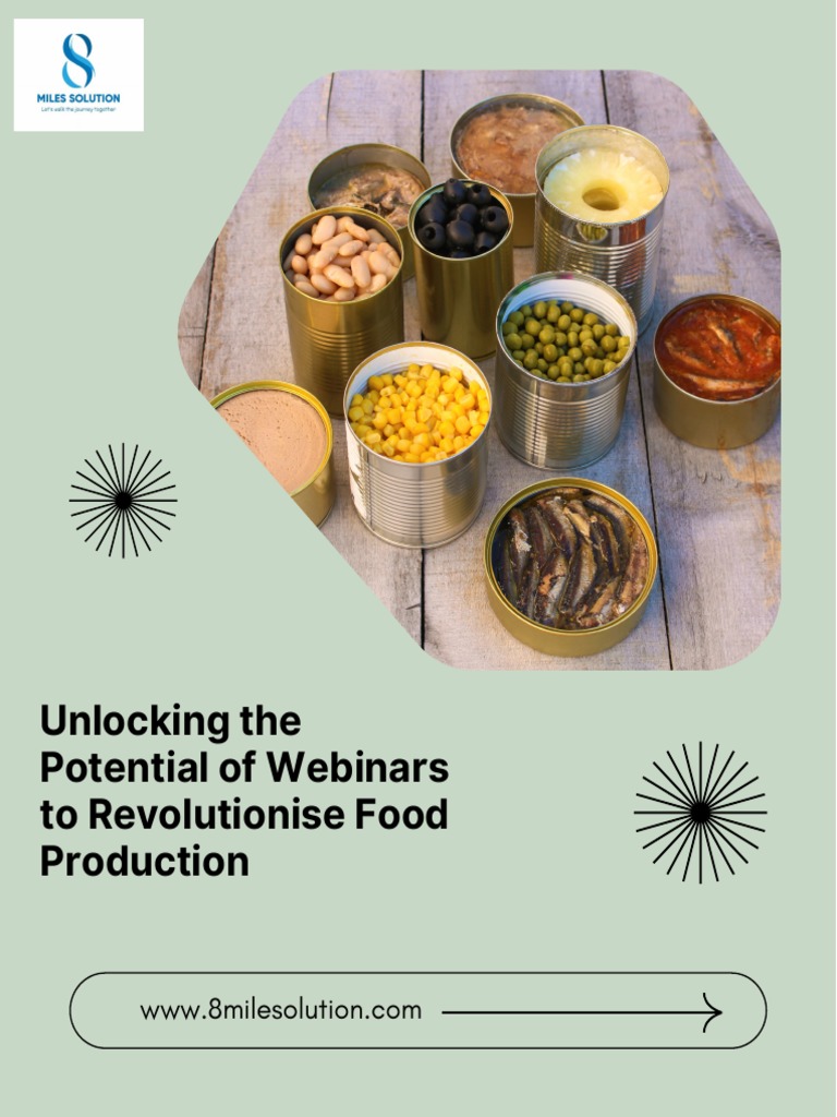 Webinars Transforming Food Production | PDF | Learning | Food Industry