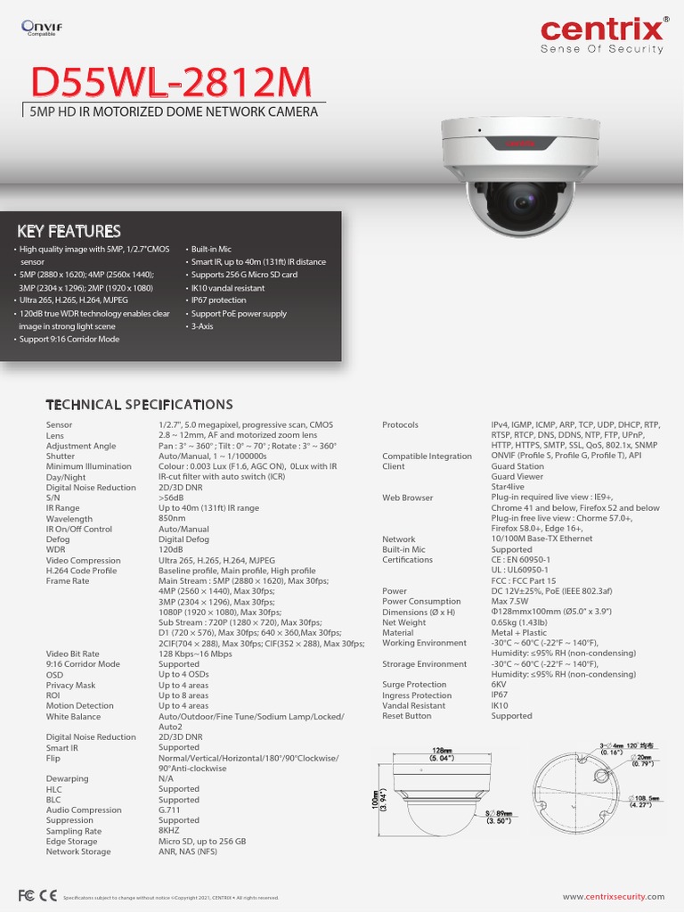 Dome Camera | PDF | Camera | Computer Standards