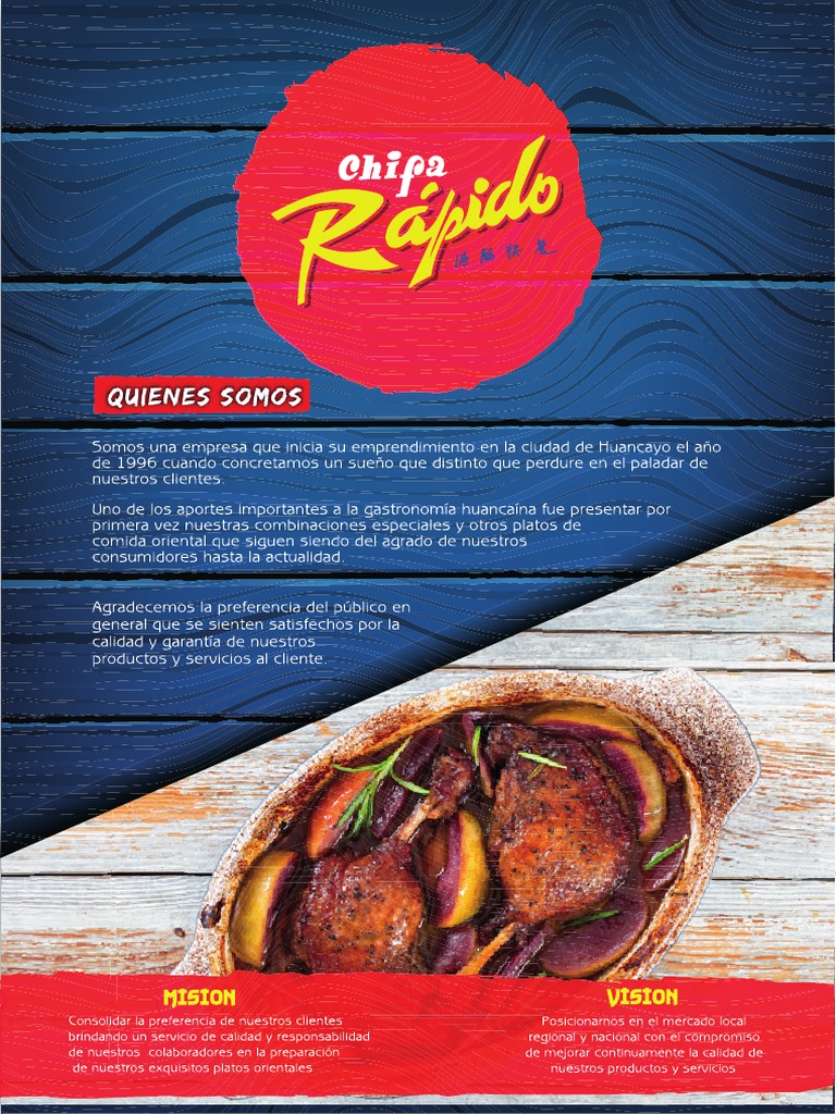 Carta Chifa Rapido 2022 2 | PDF