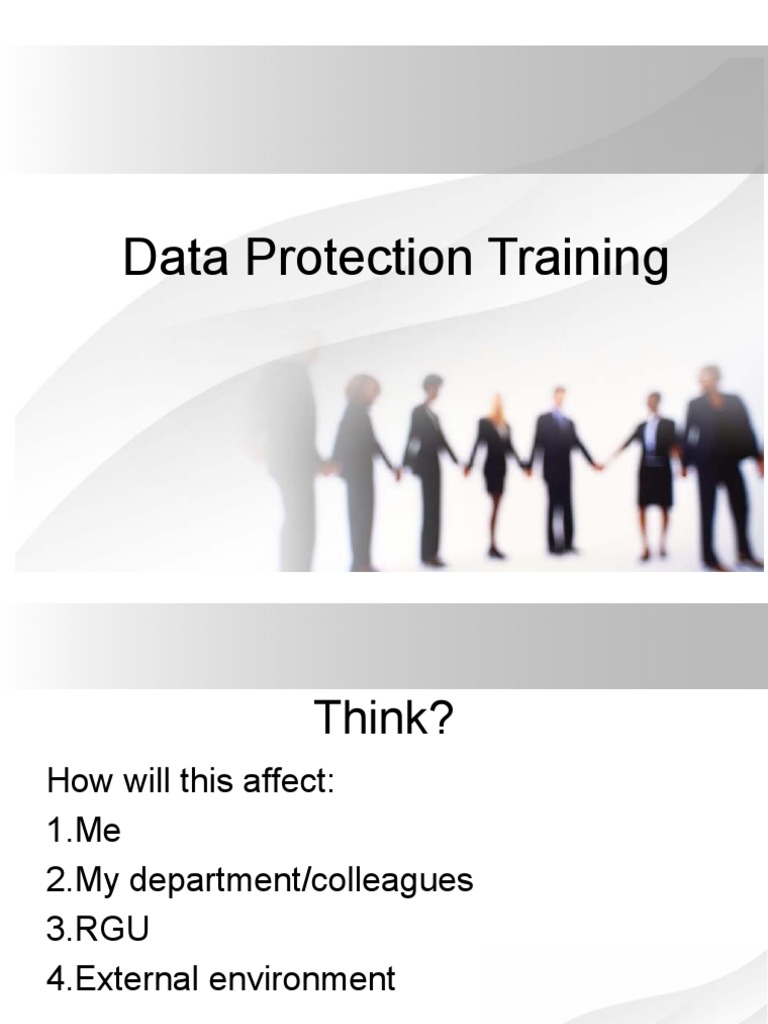 Data Protection Training Presentation | PDF