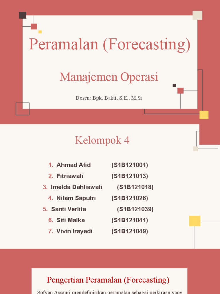 Manajemen Operasi (3) Kel 4 | PDF