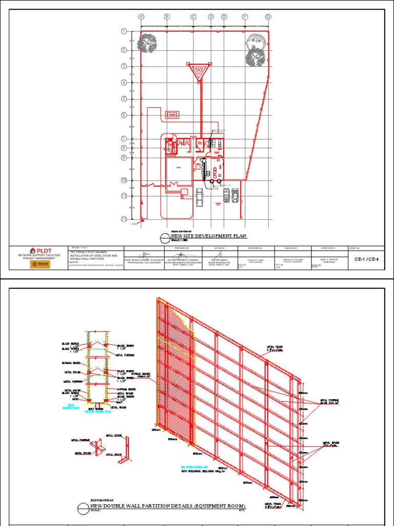 PLDT Infrastructure and Wiring Plans | PDF | Building | Environmental ...