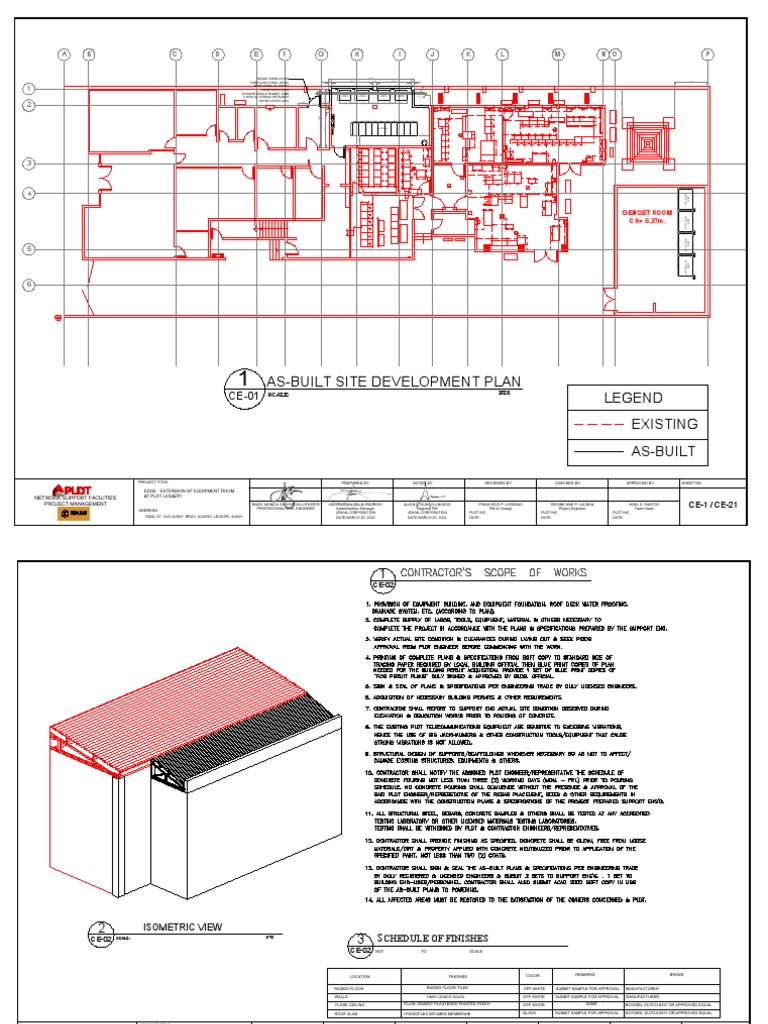 Edge PLDT Legazpi - Ce As-Built 121922 | PDF | Structural Engineering ...