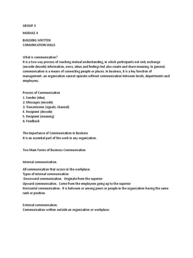 Module 4 | PDF | Communication | Nonverbal Communication