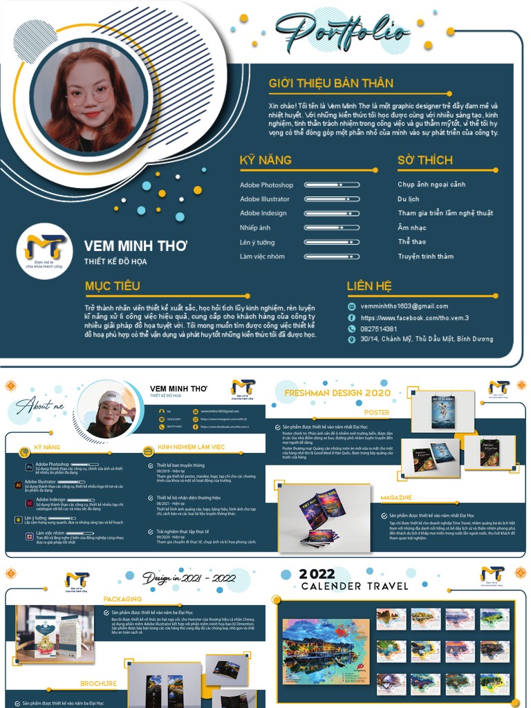 Portfolio Vem Minh Tho - 1922104030020 | PDF