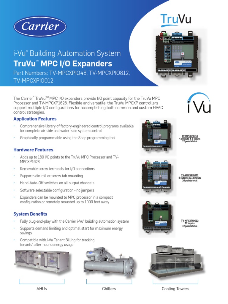 Truvu MPC I/O Expanders: I-Vu Building Automation System | PDF | Input/Output | Building Automation