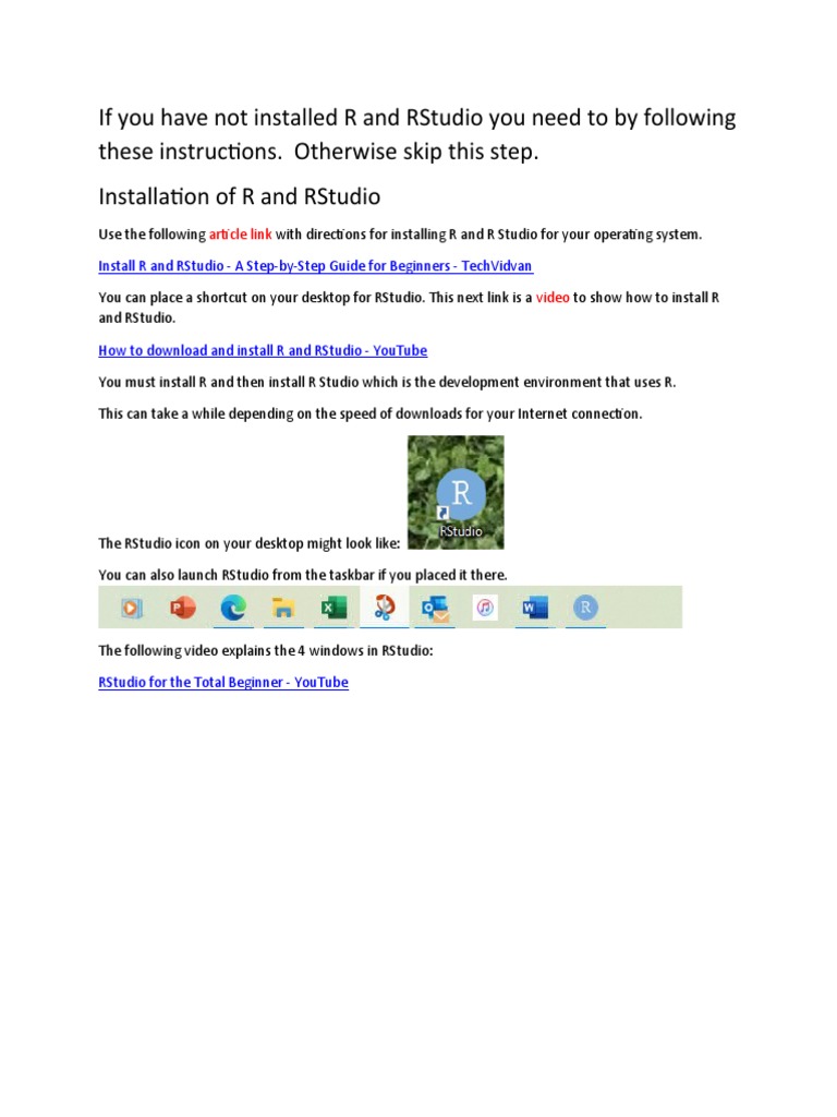 RStudio Setup & Graphing Guide | PDF