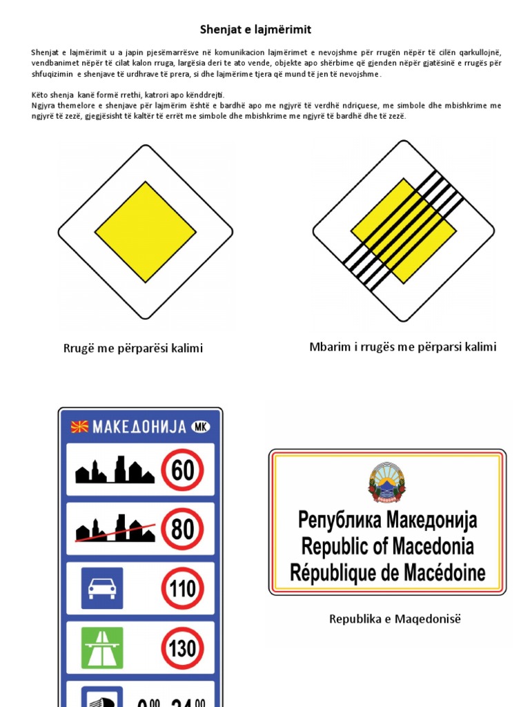 Shenjat e Lajmërimit | PDF